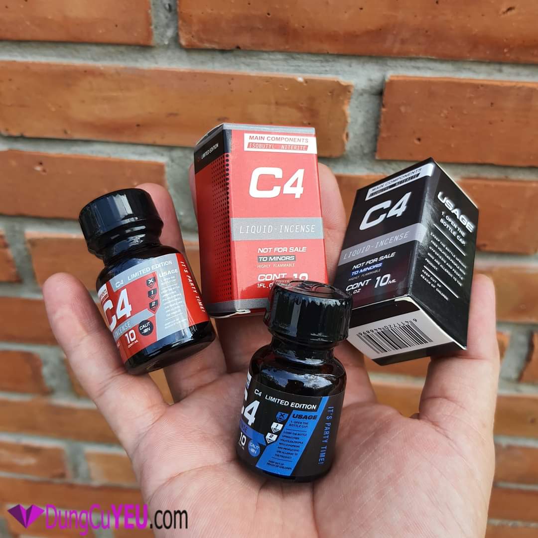 Popper C4 chất ngửi kích thích giúp tăng hưng phấn trong buổi tiệc tình